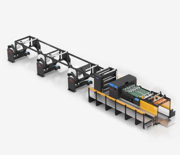 China CHM Series Paper Sheeter Machine 1400mm - 1900mm High Speed Paper Sheeter for sale