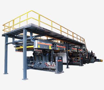 80g/M2 400g/M2 Reel Cutter Machine 400g/M2 250m/Min  Sheeting Machine For Paper