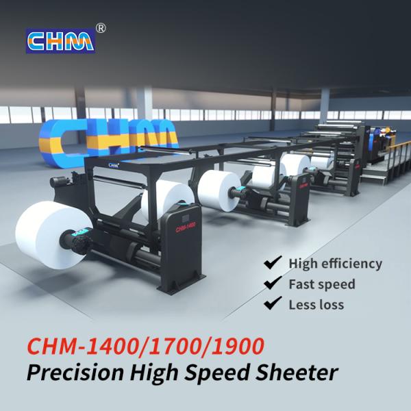 Quality Automatic 40gsm Paper Roll Sheeter Machine Printing Packaging A4 Sheet Cutting for sale