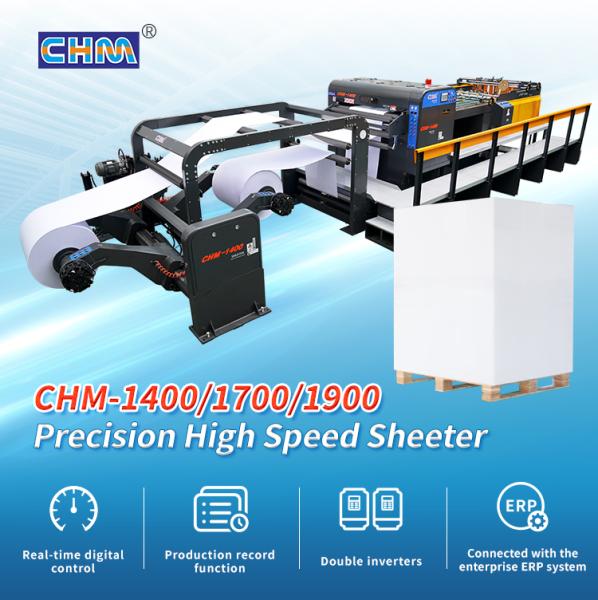 Quality CHM Machinery High Speed Paper Sheeter 27kW Paper Roll Sheeter Machine 300m/Min for sale