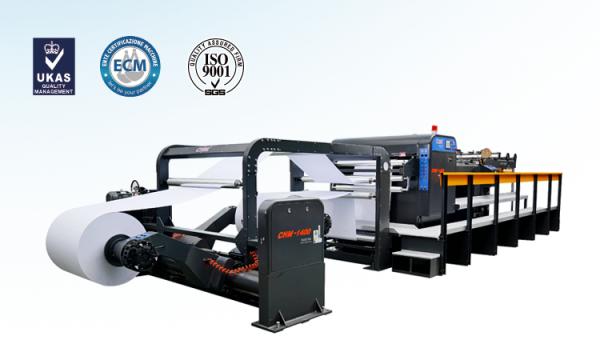 Quality CE 22kW Roll Sheet Cutting Machine 380V 50Hz Paper Sheeter Machine for sale