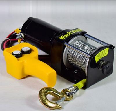China car winch for self-help with 3000lbs pull capacity for sale