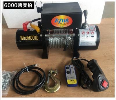 China car auto UTV ATV Hand winch for self-help with 6000lbs pull capacity for sale