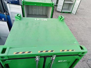 China 6ft DNV 2.7-1 Standard Cargo Carrying Units CCU Closed Drilling Box 6 feet Mini Offshore Container Sling Set Optioneel Te koop