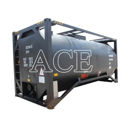 China UN T3 Fire Heating 20ft Bitumen ISO Tank Container with CSC Certificate and 16MnDR Vessel Material for sale