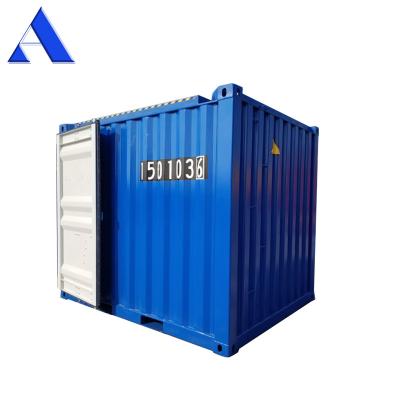 Cina 14 CBM Capacità DNV 2.7-1 Contenitore offshore standard da 10 piedi con Padeye incluso e scatola chiusa a secco in vendita