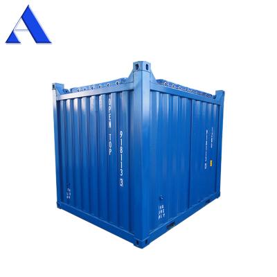 中国 10ft DNV 2.7-1 タンパウリンカバー付きオフショアオープントップコンテナ オフショア石油・ガスプラットフォーム要件を満たす 販売のため