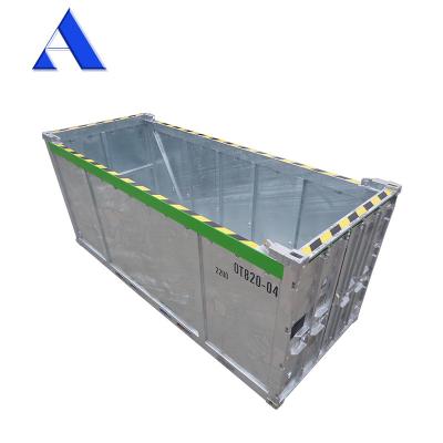 China Corten-A 20ft DNV 2.7-1 Container offshore de carga seca de topo aberto padrão com certificado BV DNV Capacidade 31cbm à venda