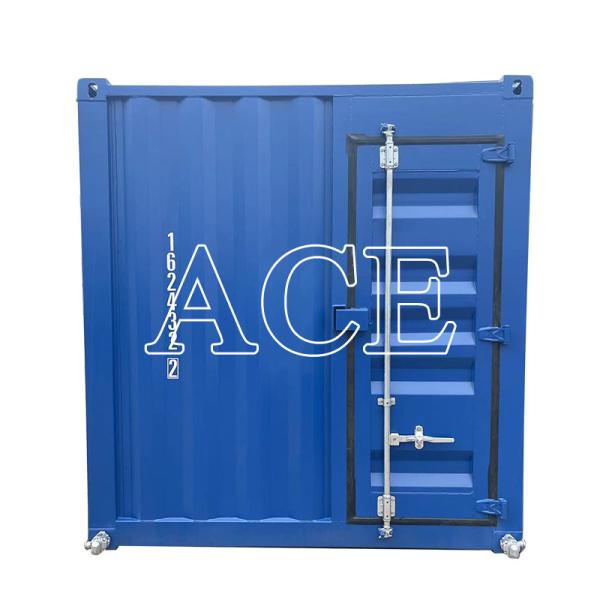 Quality 10ft 10 feet 10 foot Stainless CSC Plate Dry Storage Shipping Container Easy Open Personal Door 14.9CBM Capacity for sale