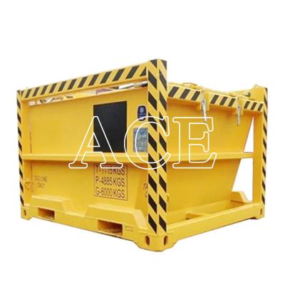 Cina 1115KGS Tare Massa Offshore Cutting Mud Skip BV Container chiuso certificato per la perforazione -20 C Design DNV 2.7-1 Standard in vendita