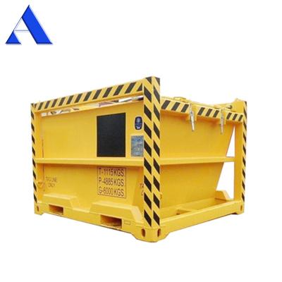 Cina 1115KGS Tare Massa Offshore Cutting Mud Skip BV Container chiuso certificato per la perforazione -20 C Design DNV 2.7-1 Standard in vendita