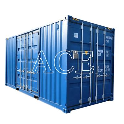 China 20ft High Cube Side Opening Shipping Container with One Open Side Door External Dimensions 6.058 x 2.438 x 2.896 M for sale