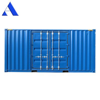 China Container de embarque de 20 pés de altura com porta lateral aberta Dimensões externas 6.058 x 2.438 x 2.896 M à venda