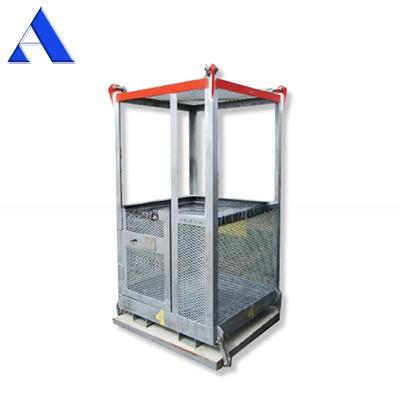 Cina 45C Angolo di sollevamento 3CBM DNV 2.7-1 Contenitore secco in acciaio Cesto di trasferimento personale offshore con certificati CSC e BV in vendita