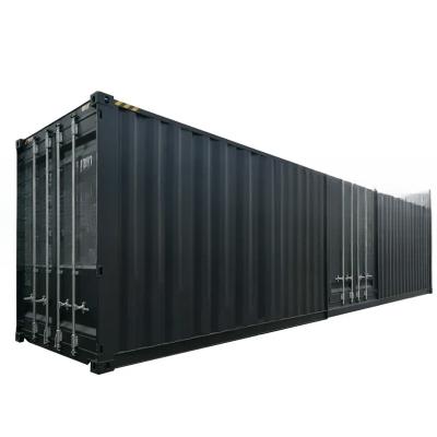 Cina 67.7cbm Capacità 40ft Cubo alto Container di spedizione a lato aperto con 4 porte laterali 12192 x 2438 x 2896 mm Dimensioni esterne in vendita