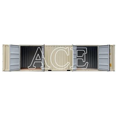 Cina 67.7cbm Capacità 40ft Cubo alto Container di spedizione a lato aperto con 4 porte laterali 12192 x 2438 x 2896 mm Dimensioni esterne in vendita