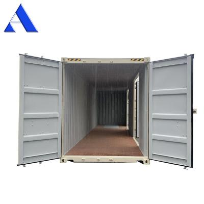China Contêiner de transporte de lado aberto de 40 pés de altura com 12192 x 2438 x 2896 mm Dimensões externas e características personalizáveis à venda
