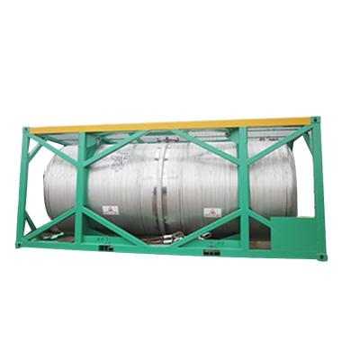 Cina 16000L DNV 2.7-1 Standard 20ft Frame UN T11 Acciaio inossidabile Tote Offshore Tank Container per il trasporto internazionale in vendita