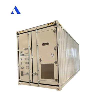 Cina 33Contenitore di accumulo di batterie di altezza di 20 piedi cubici per sistemi di accumulo di energia o apparecchiature elettriche 6058 x 2438 x 2896 mm in vendita