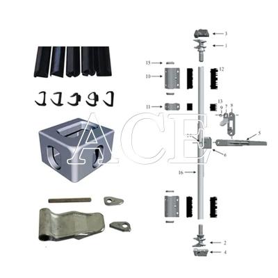China Professioneel van ISO Marine 20ft 40ft scheepscontainer reserveonderdelen en accessoires met hardhouten vloermateriaal Te koop