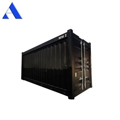 China Professional Customized Side Opening 20ft Shipping Container Coffee Shop Fast Food Shop with Ladder and Top Security Rail for sale