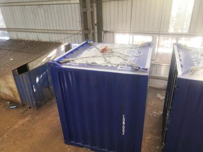 中国 ISO 10855 標準 8 フィート ミニ 収納 箱 容器 外部 寸法 2438 x 2438 x 2896 mm 8100 kg 便乗 販売のため