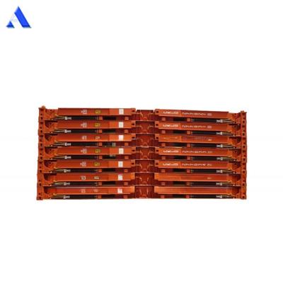 Cina 20ft 20ft 20 Flat Rack Flatrack Container Ocean Shipping Container Tare Peso 2750KGS Pavimento 28mm Pavimento in compensato in vendita