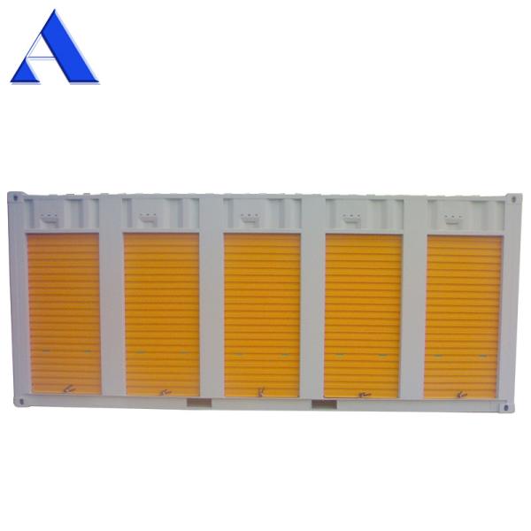 Secure Roller Shutter Side Door Open Pop Up Mobile Shipping 20ft Movable Portable Self Storage for Shipping Containers