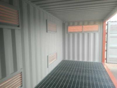 Cina Porta laterale 20 piedi 20 piedi Prodotti pericolosi Stoccaggio di prodotti chimici Contenitore di trasporto con 2700L Bund Cap e 31 cbm Capacità in vendita