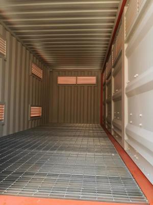 Cina Porta laterale 20 piedi 20 piedi Prodotti pericolosi Stoccaggio di prodotti chimici Contenitore di trasporto con 2700L Bund Cap e 31 cbm Capacità in vendita
