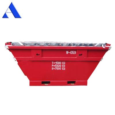 Cina 3789mm Lunghezza 6.5 CBM DNV Standard Steel Offshore Waste Skip Onshore Container di rifiuti Trasporto per lo smaltimento dei rifiuti in vendita