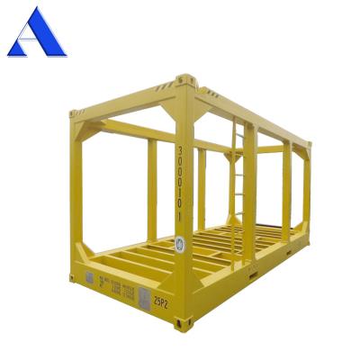 Cina Pavimento in acciaio DNV 2.7-1 20ft cubo alto telaio di sollevamento offshore Capacità 30.8 CBM Perforazione di gas e petrolio in vendita