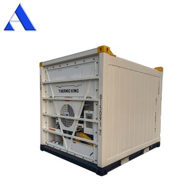 China 10ft Offshore Refrigerated Container CSC/BV Certificates Made of Steel and Aluminium with Aluminium T-Bar Floor for sale