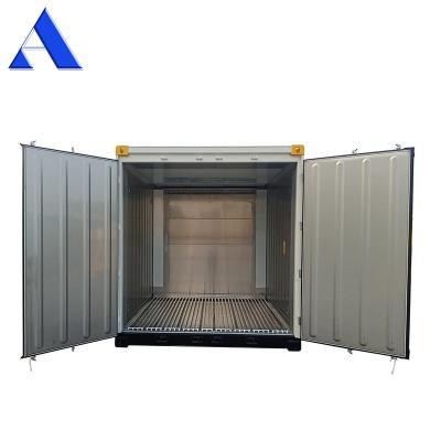 China 10ft Offshore Refrigerated Container CSC/BV Certificates Made of Steel and Aluminium with Aluminium T-Bar Floor for sale