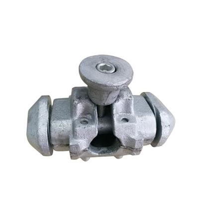 China Container Twist Lock Steel Horizontal Connector 10ft Hot Dip Galvanized 4.8KGS for Container Connection for sale