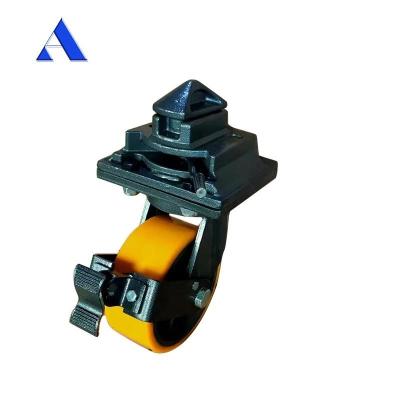 China 3 Ton Heavy Duty Caster ISO Sea Shipping Container Caste Wheels Swivel within Building Material Shops and Plate Casters for sale