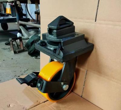 China 3 Ton Heavy Duty Caster ISO Sea Shipping Container Caste Wheels Swivel within Building Material Shops and Plate Casters for sale