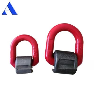 Cina Serrature del rimorchio Contenitore Materiali di legatura 1.2T 2T 5.3T 8T 15T Anello D metallico con pinza saldata in vendita