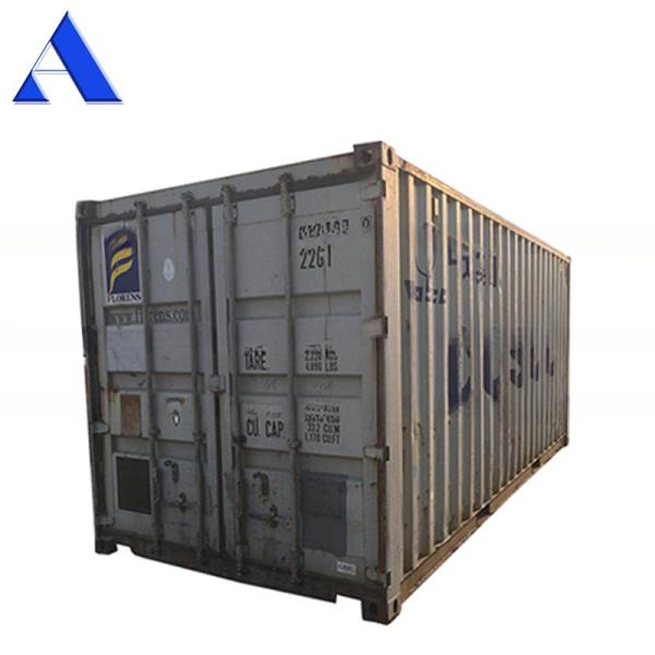 Cargo de stock chinois de 20 pieds d'épaisseur Containers d'expédition d'occasion Dimensions internes 5.899 x 2.352 x 2.393M 10 ans
