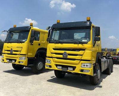 China 450 pk 600 L brandstoftank Links Euro 2 Semi-trailer 6X4 Zware vrachtwagen Traktorkop Dieselbrandstof Automatische handgeschakelde transmissie Te koop