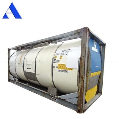Cina Certificato CSC T11 ISO Contenitore serbatoio da 21000L a 26000L per lo stoccaggio di prodotti chimici in acciaio e acciaio corten in vendita