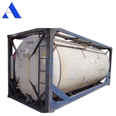 Cina Certificato CSC T11 ISO Contenitore serbatoio da 21000L a 26000L per lo stoccaggio di prodotti chimici in acciaio e acciaio corten in vendita
