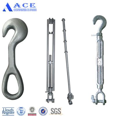 China Customized Length Galvanized DNV GL Certified Container Lashing Equipment Lashing Bar Lashing Rod for Hot Dip Galvanization for sale