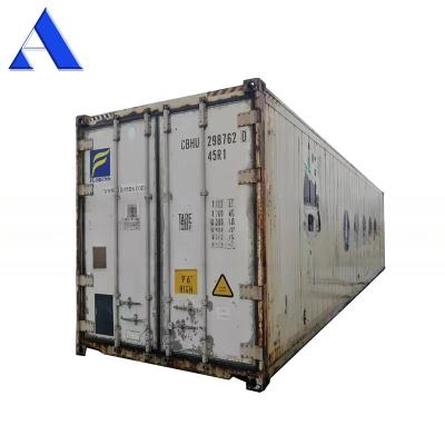 Cina Container frigoriferi da 40 piedi per trasportatori di seconda mano Container da 40 piedi con pavimento a T in vendita