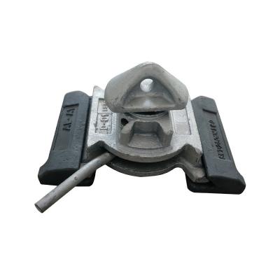 China Casting Steel Dovetail Bottom TwistLock 45 degree or 55 degree ISO Shipping Container Twist lock M.B.L Shear 420KN for sale