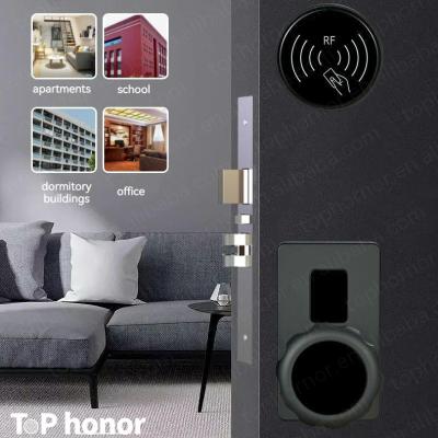 Cina TT Lock Access Intelligent Smart Door Lock RFID Card NFC Mechanical Unlock in vendita