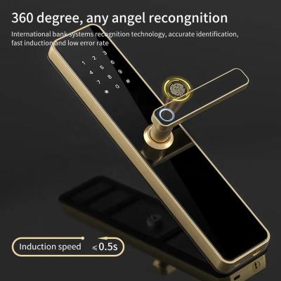 Cina SUS 304 in acciaio inossidabile Smart Code Door Lock Cancelletto Cancelletto Impressione digitale Codice carta sblocco in vendita