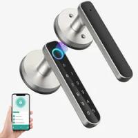 China Tuya App Smart Code Door Lock Biometric Password Access Digital Auto Door Lock for sale