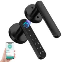 China Tuya App Smart Code Door Lock Biometric Password Access Digital Auto Door Lock for sale