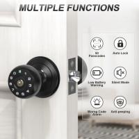 China Office Deadbolt Code Interior Door Smart Lock Automatic Button Switch Silent Mode for sale
